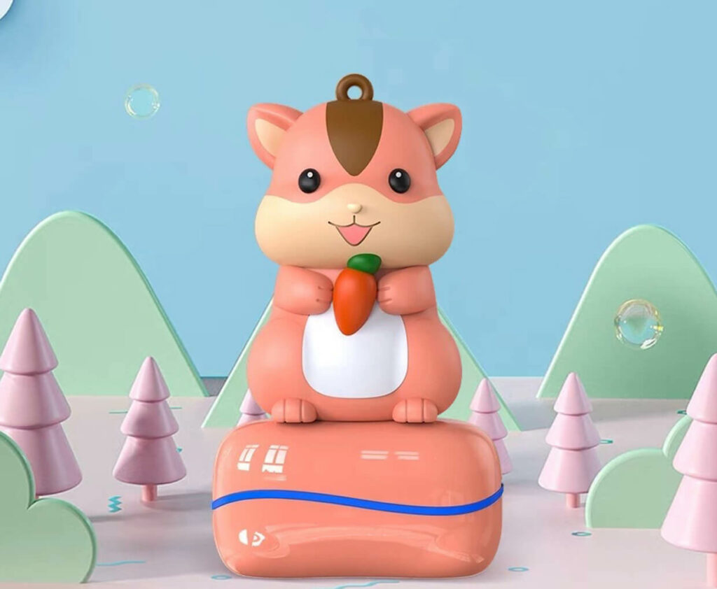 Chipmunk Pink Name Stamp - The Kidsdom